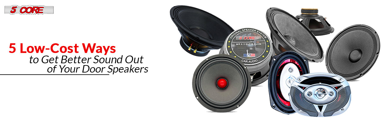 car door speaker setup