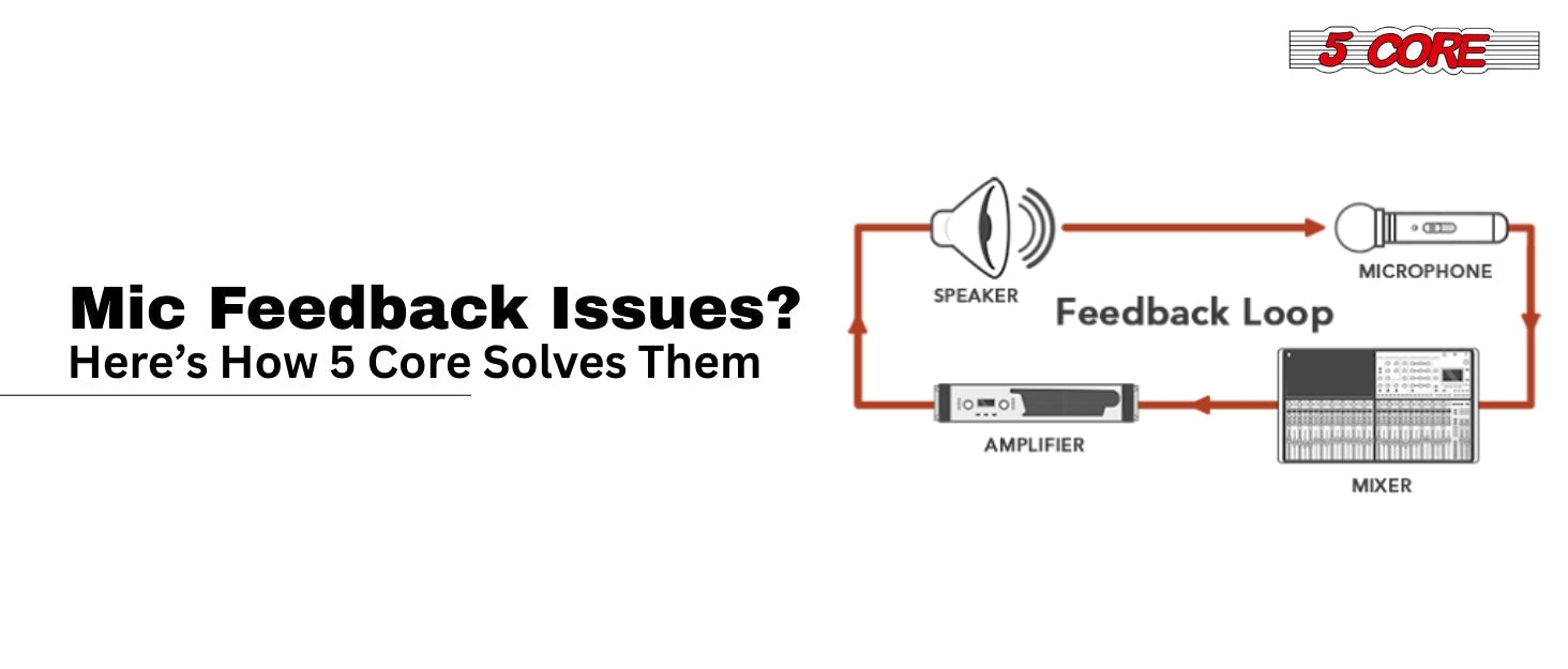 Microphone Feedback Issues? Here’s How 5 Core Solves Them - 5 Core