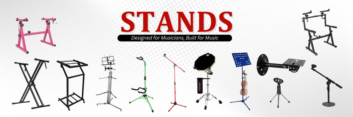 Stand Keyboard Microphone Speaker Guitar and More - 5 Core