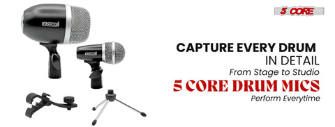 Pro audio equipments buy them online directly from 5 Core